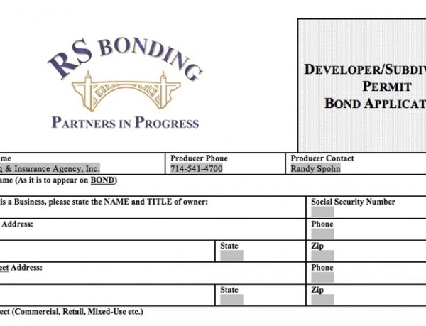 Forms – RS Bonding